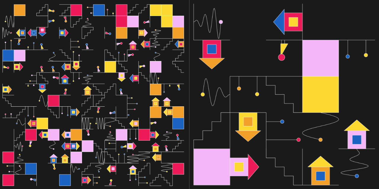 Generative Art by Okazz | bits + pixels